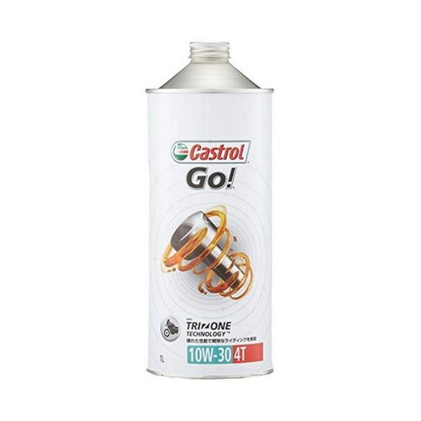 Castrol Go!  トラブルのない走行  Castrol Go! 4Tは、4サイクルエンジン用に作られた、鉱物油をベースにした高品質の二輪車用オイルです。 二輪車用潤滑油技術の専門知識を駆使して開発されました。カストロールのTRIZO...