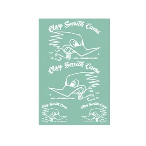 フイルムの上からこすって貼る、転写タイプです。  見た通りに貼れるタイプになります。  実測サイズ（約）：シートサイズ　L15cm X W10cm クレイスミス（大）　 L5.8cm X W7.5cm（アーチロゴ含む） クレイスミス（小）　...