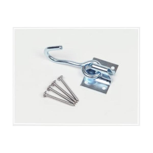 壁や梁の側面の設置用フック。金具×2ケ、ネジ×8本のセットとなります。取付は梁や柱に取り付けてください。取付に関しては自己責任でお願い致します。付属品：本体フック×2、木ネジ×8本サイズ：横6×縦11.5×奥4.5cm耐荷重：200kg(2...