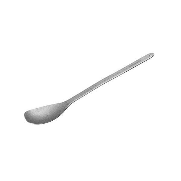 EBY726　Sputuraのチタンバージョン。  Spoon + Spatula＝Sputula スプーンの食べ易さに、スパチュラ的役割を持たせた オリジナルシェイプのヘッド かき混ぜ・掬う・食べるをトコトン追及した形です。 袋メシの食べ...