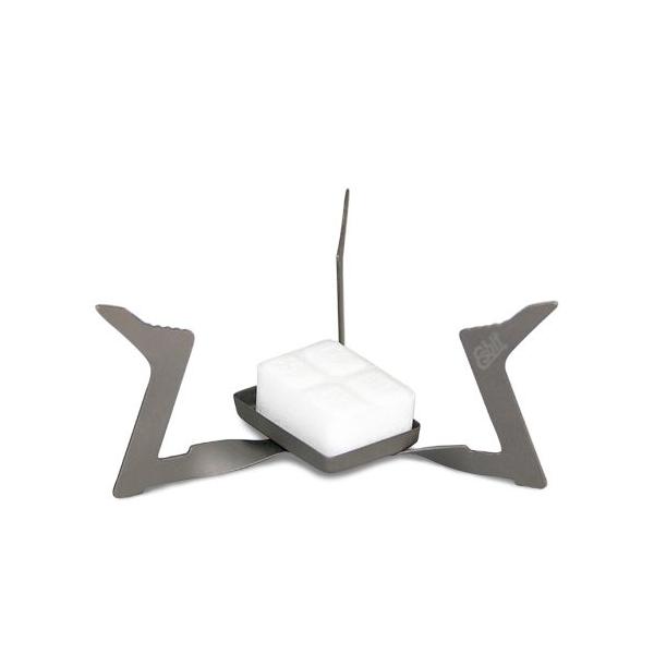 チタニウム製の折りたたみ可能なストーブです。　軽く簡単に折りたためます。サイズ：収納時84ｘ29mm重量：11.5ｇ品番：ESSTI115TI中国製 爆買