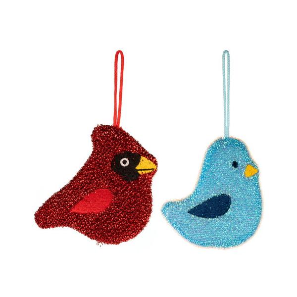 商品説明  類は友を呼ぶ! これらのソングバード スポンジは、あらゆる食器や調理器具の表面を傷つけることなく安全に使用できますが、丈夫で耐久性のあるスクラバーでもあります。吊るして乾かすためのナイロン紐が付いています。2 個セット。  サイ...