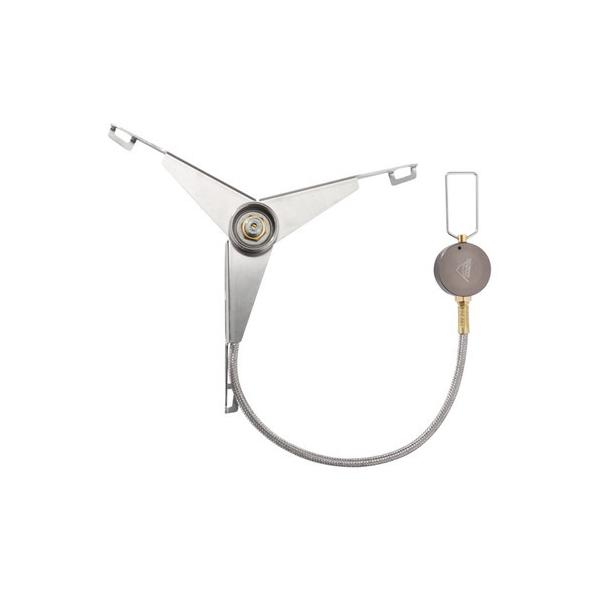 MSR ポケットロケット２とウィンドバーナーパーソナルをグループストーブにアップグレードするアクセサリーです。火元から離れたところでの操作を可能にします。ストーブを低く安定した状態で使用できるので、不整地や子供、ペットがいる場所などでも安心...