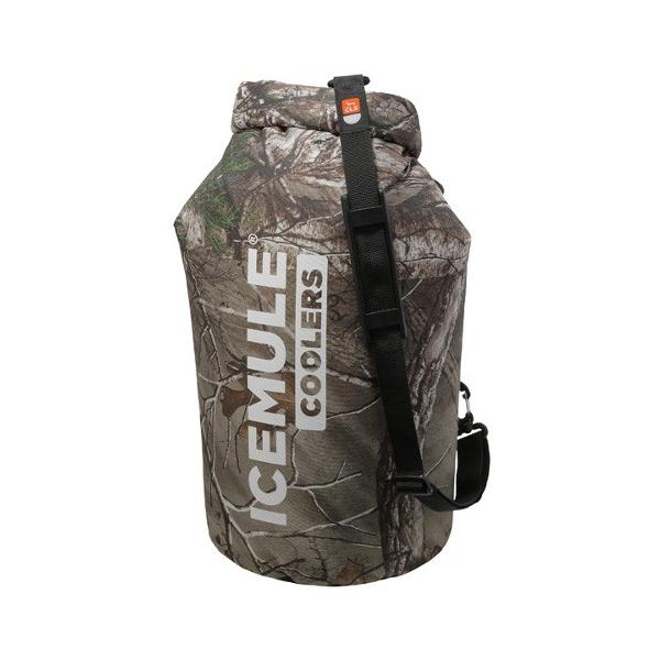 容量10Lのコンパクトモデル。氷と一緒に350mlなら6〜8本、ワインボトルが4本入るサイズです。カラー:リアルツリーカモ容量:10Lサイズ:40×22cm（使用時）、35×18cm（収納時）重量:668ｇ材質:650Dポリ、ビニール、ナイ...