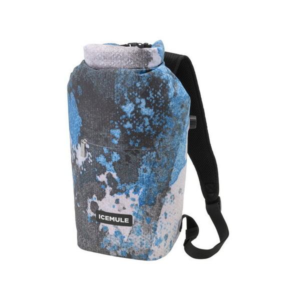 アイスミュールの中で最も小さく、背負えるカジュアルモデル。日常使いがしやすいように底面を四角くし、フロントにファスナーポケットを装着しました。アウトドアに限らず、日常生活のなかにも溶け込むアーバンデザインです。保冷時間は24時間以上（氷と内...