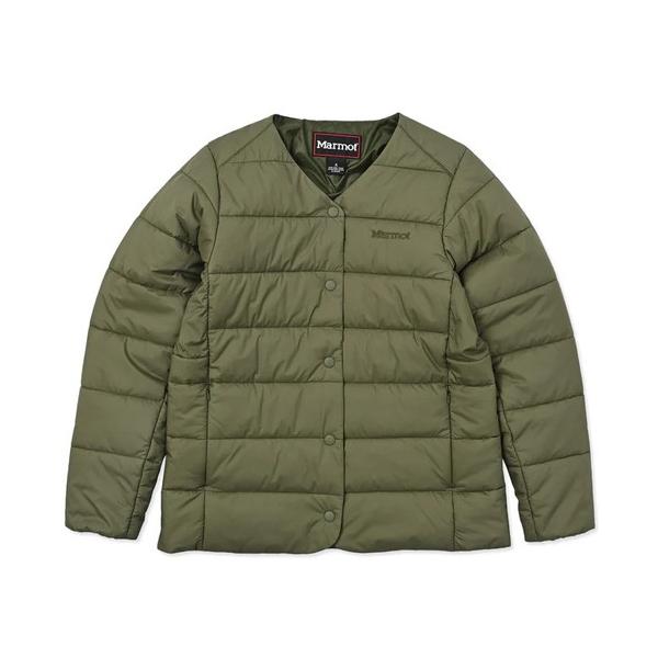 こちらの商品は女性用(WOMEN'S)商品です。  耐久はっ水性に優れた14デニールナイロン生地を 表地に採用し、中綿にプリマロフト?を封入した、 23FWシーズンにリニューアル復刻した ノーカラーパデッドジャケット。  中綿のプリマロフト...