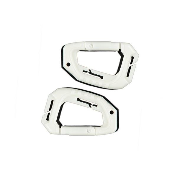 今までになかったストラップに通して使用できる、強化樹脂製のカラビナ(2個セット)です。新たに蓄光カラーが仲間入り。武骨で、細部にこだわりのあるミリタリー仕様のデザイン。このような小物使いが差をつけるポイントアイテムです。2個セットでこの価格...