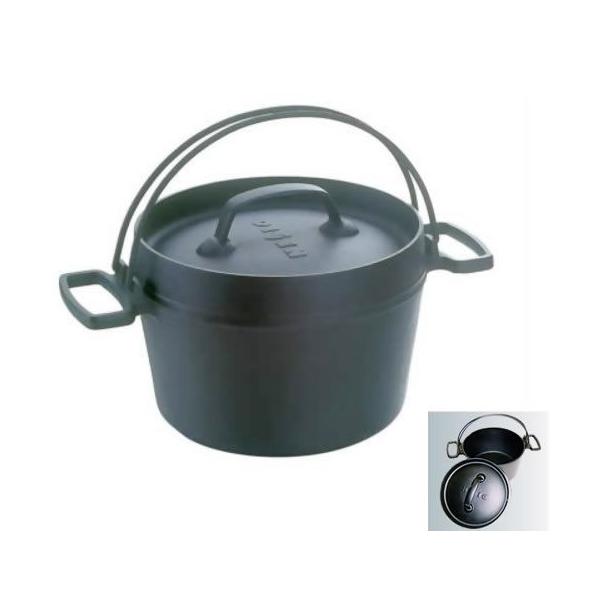 価格.com - 及源 南部鉄器 ダッチオーブン 天火 IH対応 22cm F-408 (鍋) 価格比較