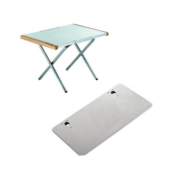 ユニフレーム 焚き火テーブル レッグラックのセット商品です。   【焚き火テーブル】  熱・キズ・汚れに強く、ハードに使えるサイドテーブル  サイドテーブルとしてはもちろん、複数台を繋げてリビングスペースにも。  ■サイズ 使用時：約55×...