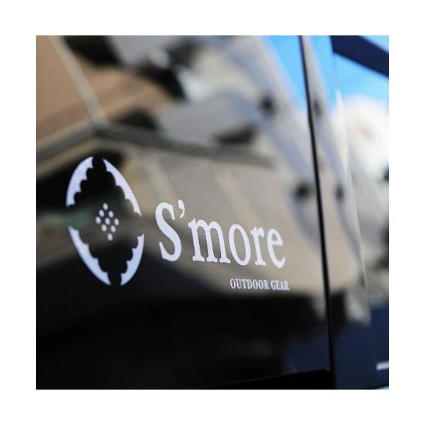 《　Logo Sticker 2タイプ / ロゴステッカー2種　》 【S'more / Logo Sticker 】ステッカー アウトドア ブランド S'more ステッカー 車 おしゃれ 防水ステッカー スモア カーステッカー 2TYPE...