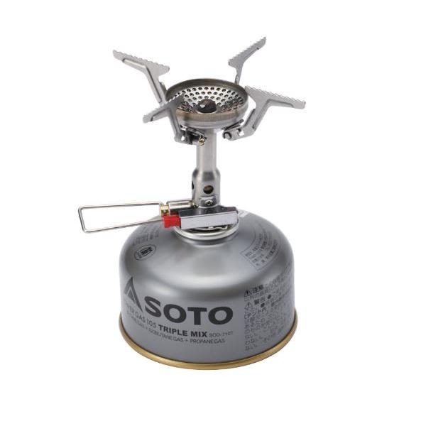 トータルバランスに優れたコンパクトストーブ。ベテランの方から初めてバーナーをお選びになる方まで、 選択に間違いのない1台です！※ボンベは別売です。※マイクロレギュレーター非搭載モデルです。●外形寸法幅76X奥行100X高さ86mm(使用時・...