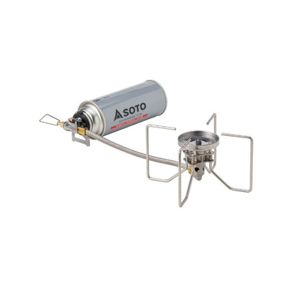 マイクロレギュレーターを搭載した分離型ストーブ 連続使用時や低温時のボンベ内の圧力低下に影響されにくく、安定した火力を発揮します。 全炎口型の火口とすり鉢状のバーナーヘッドにより、優れた耐風性能を実現。 コンパクトに収納可能。 燃料は経済的...
