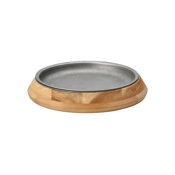 木皿、浅型ザル、浅型ボウルのセット。組み合わせを変えることで、ピザ、ざるそば、寿司など、大人数で楽しむさまざまな料理に対応します。グループキャンプのときはもちろん、お家でのホームパーティーでも活躍すること間違いなし。Specサイズφ375×...