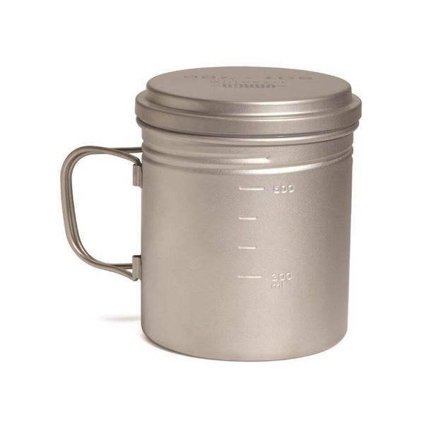 チタニウムボットの進化版。容量を少なくし、ハンドルを取付ました。<br/>よりクッカーに近い使用が可能になりました。<br/><br/>◆サイズ：D105×H122mm<br/>◆重量：138...