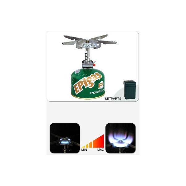 4000kcalの高出力から極細のトロ火まで自在な調節が可能なマイクロアジャスト機構搭載。シンプル・軽量設計の185gで、登山からキャンプまで幅広く対応します。特長・直径20超の大きなゴトクで,大きなお鍋でも安定して調理ができる。・シンプル...