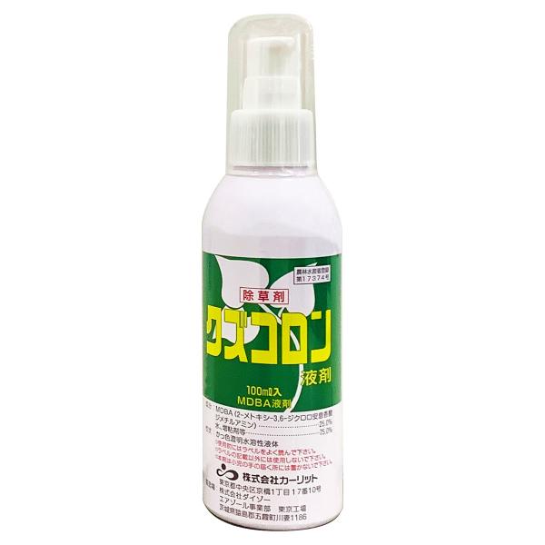 つる性の多年草で繁茂力が高いクズの防除に特化した除草剤です。クズをスポット処理する滴下タイプの容器形状となっており、簡単に使用できます。クズの株頭に滴下することで、有効成分が植物体内に吸収移行し、クズの根部まで的確に枯らします。効果の発現が...