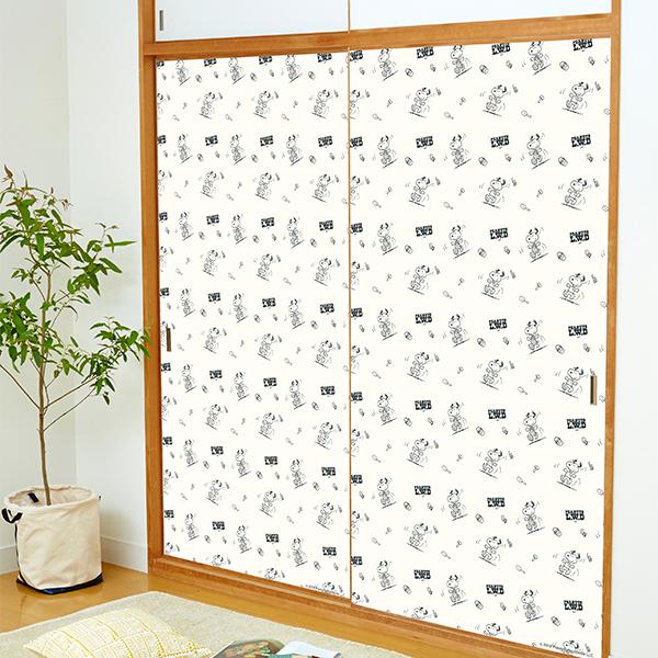 ※取り寄せ商品の為、発送までお時間頂きます。※沖縄・離島は別途送料がかかります。親愛なる友人「スヌーピー」がふすまになったPEANUTSLIFEWORK DESIGNWORKSON【特長】●水で貼れるふすま紙●ワークソン ピーナッツとのコラ...