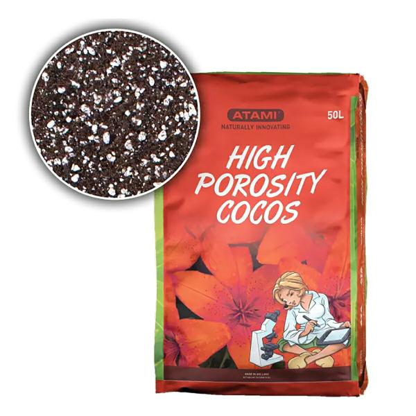 高品質のココヤシ培地HIGH POROSITY COCOS は、肥料成分を含むCOCOS SUBSTRATEにバランスよく必要量のパーライトを混ぜました！　根腐れ等心配の方にお勧めです。含有成分量は(NPK+MgO+Ca：11-27-8 +...