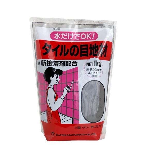 仕様色・柄：濃いグレー容量：1kg用途・使用場所：あらゆるタイルの目地用としてご使用下さい。施工面積（目安）：塗厚5mmで300mm×450mm●水を加えるだけで簡単にタイルの目地用の材料ができ上がります。●接着力が強く、目地の剥離やヒビ割...