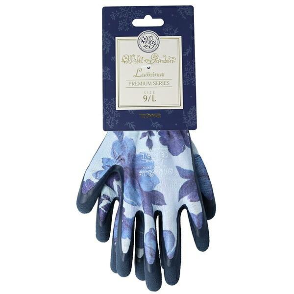 材料名：コーティング：天然ゴム、編手：ポリエステル寸法：全長：25.0cm、中指の長さ：7.7cm、手のひらまわり：17.5cm手元が華やぐおしゃれなプリント柄特殊スベリ止めで優れたグリップ力ぴったりフィットする天然ゴムコーティングいやなニ...