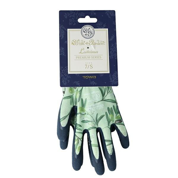 材料名：コーティング：天然ゴム、編手：ポリエステル寸法：全長：23.0cm、中指の長さ：6.9cm、手のひらまわり：16.0cm手元が華やぐおしゃれなプリント柄特殊スベリ止めで優れたグリップ力ぴったりフィットする天然ゴムコーティングいやなニ...