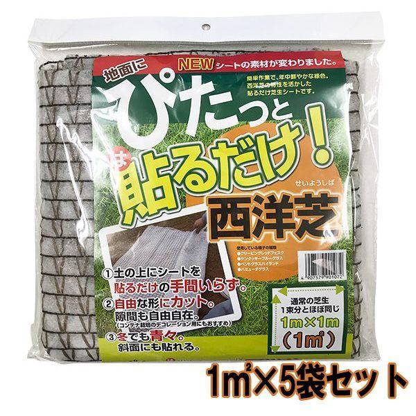 ご注意：必ず播種時期を確認して頂きご購入をお願い致します。ご利用になる地域の気温をご確認の上、ご購入お願い致します。簡単作業で、年中鮮やかな緑色。西洋芝の特性を活かした貼るだけ芝生シートです。通常の芝生1束分とほぼ同じ1m×1m(1平方メー...