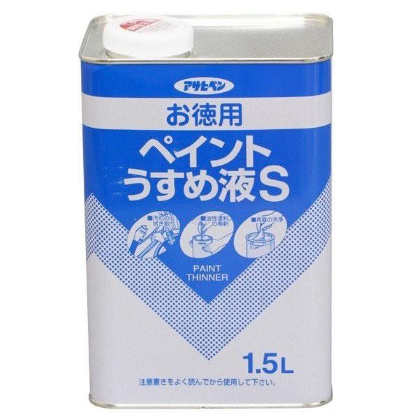成分:有機溶剤用途1.油性塗料の粘度が高く、塗りにくいときにうすめる。2.塗料を塗ろうとする面の汚れを拭き取る。3.塗料を塗ったあとの塗装用具を洗う。4.塗料が衣服などについたときに拭き取る。適する塗料合成樹脂塗料、油性塗料に適します。使用...