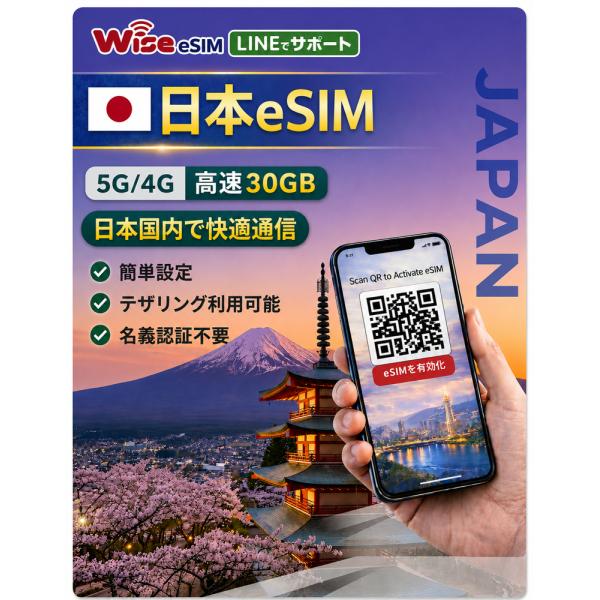 ■eSIMの為、SIMカードの発送はありません。　紙のマニュアルのみを送付しております。※お急ぎの場合にご注文番号をご連絡頂ければメールやLINEにてQRコードの発行が可能です。−−−■SIMカード有効期限：2026年12月31日まで−−−...