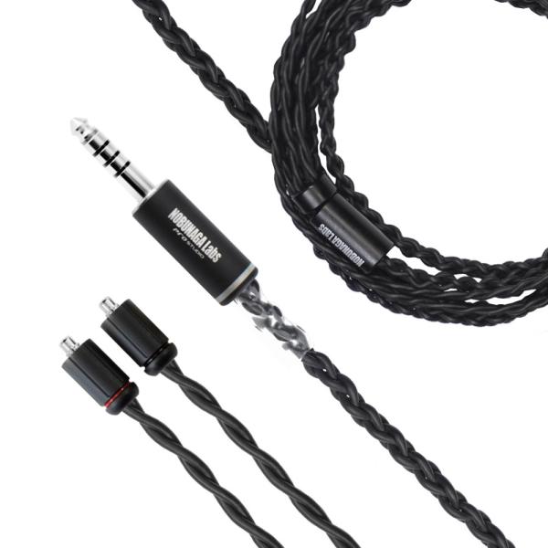 4.4mm5極バランス対応　錫メッキMMCXリケーブル仕様・ケーブル：OFC 4芯・錫メッキ・ケーブル長：120cm・イヤーフック：ワイヤー無し・ケーブルスライダー：スライダー有り・プラグ：4.4mm5極ストレート型プラグ・イヤホン側プラグ...