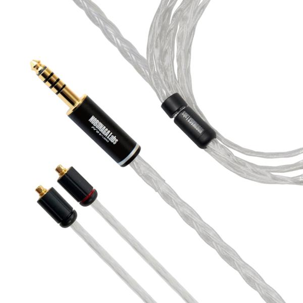 8芯OFC銀メッキ線採用4.4mm5極バランス対応 MMCXリケーブル・型番：NLP-KGM・JANコード：4580296087283対応機種【MMCXコネクタ側】Astell&amp;Kern：AK ZERO2Campfire Audio...