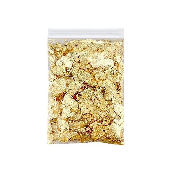 【見事な光沢のある金箔シート】 箔紙は本物の金ではなく、それらは模造金素材であり、銅と亜鉛の合金になり、これらの箔シートの主成分は合金なので、食べるのに適していません。明るい色は色あせや酸化しにくいです。成人式の和装時や浴衣や着物に合う簡単...