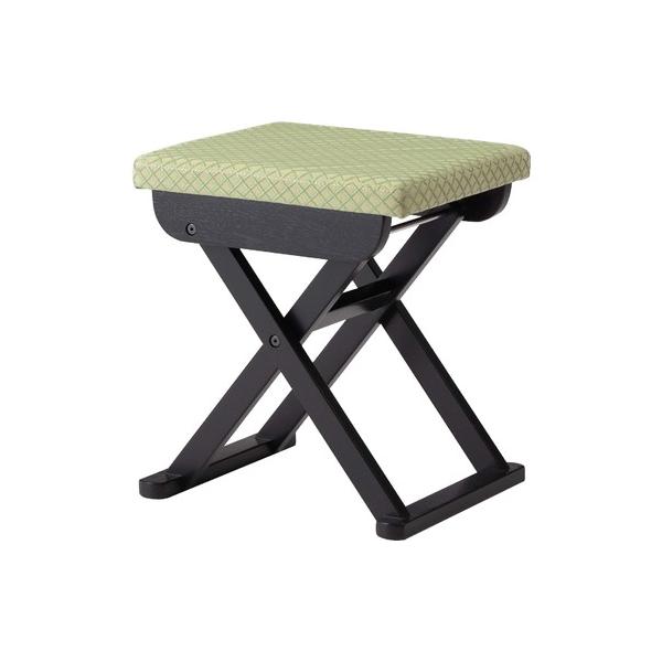 【メーカー直送のため、北海道、沖縄、離島へのお届けは出来ません。】＊こちらは 【 イエロー/BC-115YE 】の商品ページです。格調高いおもむきのお座敷シリーズ。料理店や法事など幅広くご利用いただけます。畳になじむ折りたたみスツール。足置...