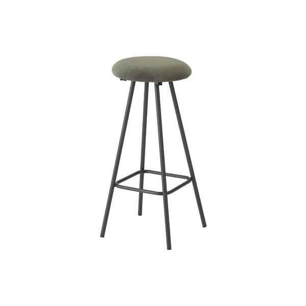 【メーカー直送のため、北海道、沖縄、離島へのお届けは出来ません。】＊こちらは ベンコ ハイスツール 【 グリーン（コーデュロイ生地）/ PC-18GR】の商品ページです。ひと息つく時のおともに・・コンパクトなサイズ感で使い勝手が良く、キッチ...