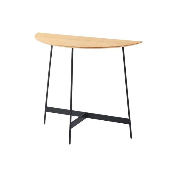 【メーカー直送のため、北海道、沖縄、離島へのお届けは出来ません。】※こちらは【 ナチュラル / WE-893NA 】の商品ページです。シンプルかつスタイリッシュなデザインのコンソール「美しい木目×アイアンレッグ」異素材の組み合わせ美しいシン...