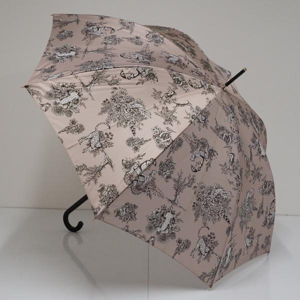 ★商品詳細★USED品ですが、比較的綺麗な一品です。老舗傘メーカーAURORA社のオリジナルブランド「 Beaurance （ビューランス）」のアンブレラです。チーターや猿、花や舞う鳥に共存への想いを表現したオリジナルプリント柄がおしゃれで...