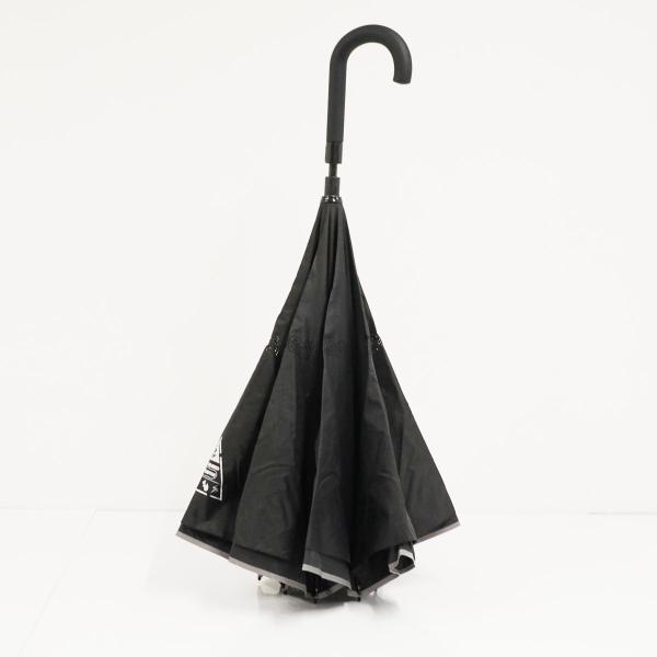 ★商品詳細★USED品です。「濡れない傘」として話題の逆折り式傘です。狭い隙間から傘を開閉出来るので、車の乗り降りの際にも便利です。また、自立機能も備え、傘立てが無くても傘を立てておくことが出来、水が下に切れるので乾燥を行う際の手助けにもな...