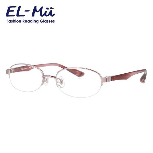 【ブランド】EL-Mii（エルミー）【品目】リーディンググラス（老眼鏡）【型番】EMR 304L-1 52サイズ度数：+1.00〜+3.50【フィッティング】調整可能ノーズパッド（クリングス）【シェイプ】オーバル【カラー】フレーム：Crys...