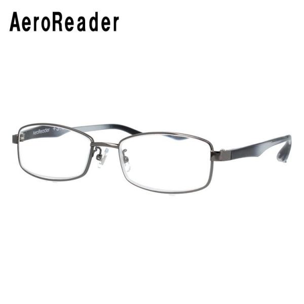 【ブランド】AEROREADER（エアロリーダー）【品目】リーディンググラス（老眼鏡）【型番】GR15 GR 54サイズ度数+1.00〜+4.00【フィッティング】調整可能ノーズパッド（クリングス）【シェイプ】スクエア【カラー】フレーム：ガ...
