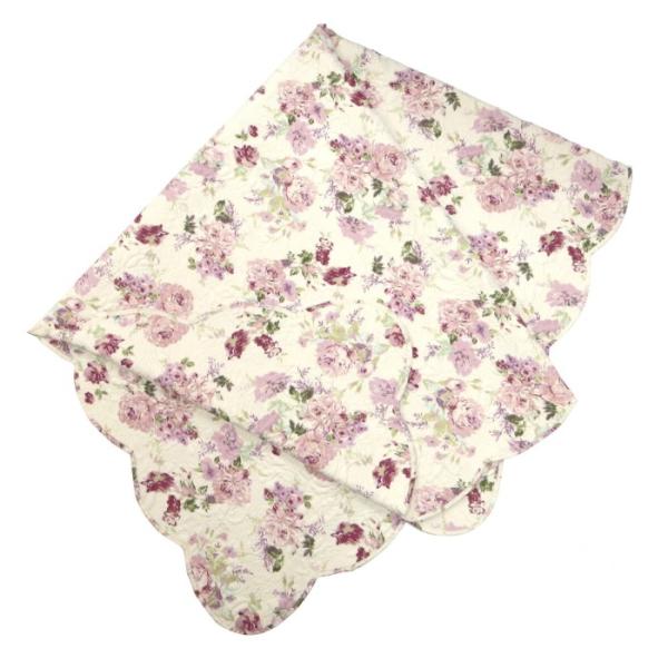 落ち着いた雰囲気の漂う上品な色使い、「ローラ」柄のエレガントなキルトです。ソファカバー、こたつカバー、マット、ベッドカバー等とマルチに御利用頂けます。柔らかでソフトな肌触り。中綿にはシルク調綿を使用。従来品の約半分という軽さ。極細の糸で織り...