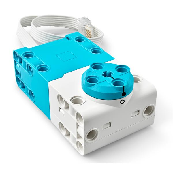 SPIKE プライム専用のモーター。回転センサ搭載、高出力、高トルク。LEGO品番：45602