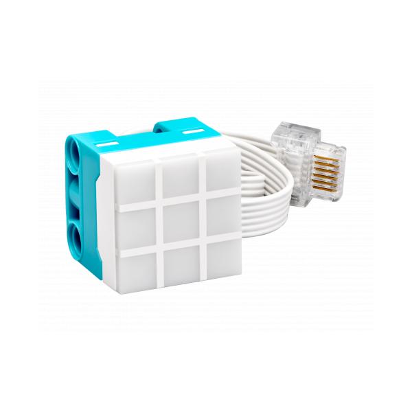 プログラミング教材SPIKEベーシック用のライトマトリクスです。9つのピクセルに10種類の異なるカラーと10段階の明るさをプログラミングして、さまざまなデザインを表示させることができます。※E31-7800 SPIKEプライムとの互換性があ...