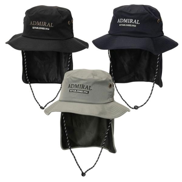 ■admiral ADMB5B05 ゴルフハット トラディショナル----------------------------------------------大きめに設計されたアドベンチャーハット。トラッドなAdmiralロゴがデザインポイ...