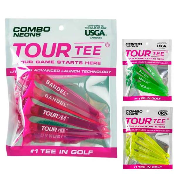 ■BANDEL 4本入り ロング ツアーティー----------------------------------------------TOURTEE LONG NEONS PINK USGA 公認 ツアーティー ロンク?『ネオンシリース...