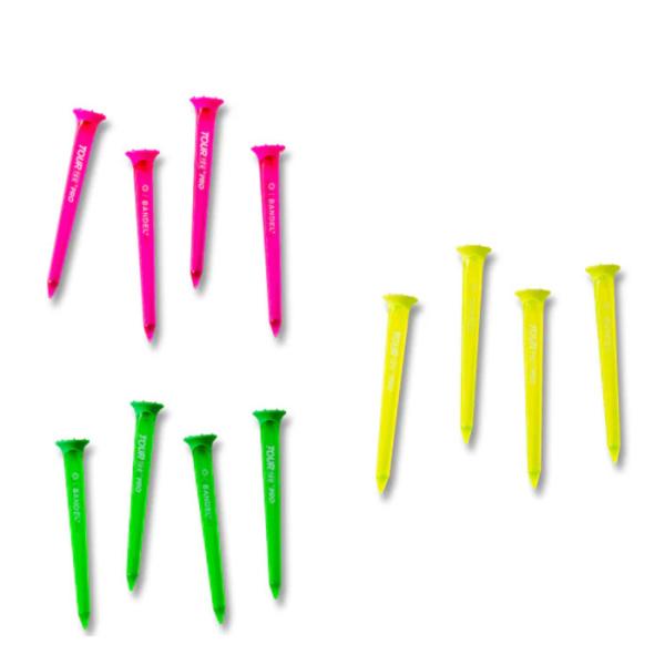 ■BANDEL TOUR TEE Pro 4 pieces set 4本入り プロ ツアーティー----------------------------------------------TOURTEE LONG NEONS PINK US...