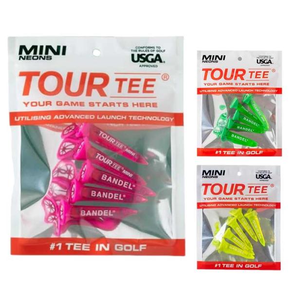 ■BANDEL 5本入り ショート ツアーティー----------------------------------------------TOURTEE LONG NEONS PINK USGA 公認 ツアーティー ショートをセットにした...