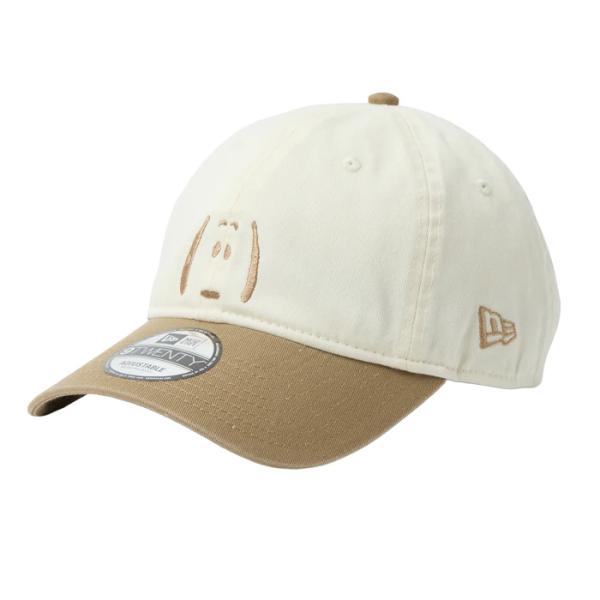 ■ニューエラ NEW ERA 9TWENTY Vintage PEANUTS ピーナッツ 2-Tone クロームホワイト/カーキ 帽子 CAP キャップ スヌーピー--------------------------------------...