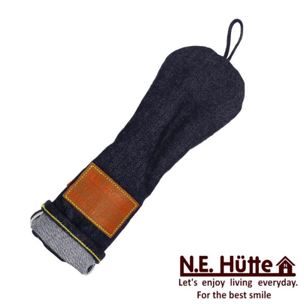 ■デニムシリーズ ユーティリティー用ヘッドカバー----------------------------------------------表生地はオーガニックコットン100%セルヴィッチデニムです。岡山県井原地区の機屋よりプレミアムなデニ...