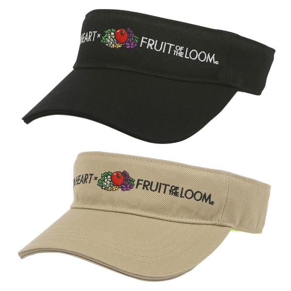 ■FRUIT OF THE LOOM コラボ レディース バイザー ----------------------------------------------〈FRUIT OF THE LOOMコラボアイテム〉<br />「す...