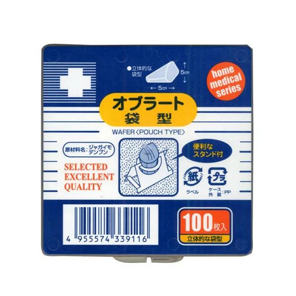 ■ ブランド名日進医療器■ 商品名Ｎオブラート袋型 100枚入■ カテゴリ服薬管理・補助 ＞ 服薬ゼリー・オブラート・空カプセル■ 商品説明・特徴●原材料に「ジャガイモデンプン」を使用した飲みやすいオブラートです。●水分を約15％含んでいま...