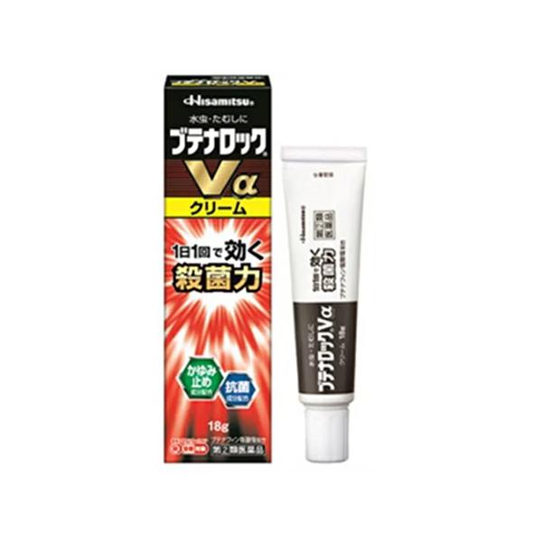 ■ ブランド名久光製薬 Hisamitsu■ 商品名ブテナロックVαクリーム 18g■ カテゴリ医薬品・医薬部外品 ＞ 医薬品 ＞ 水虫薬 ＞ 指定第二類医薬品■ 商品説明・特徴1日1回で効く 殺菌力伸びがよく、ベタつかないクリームのべたつ...